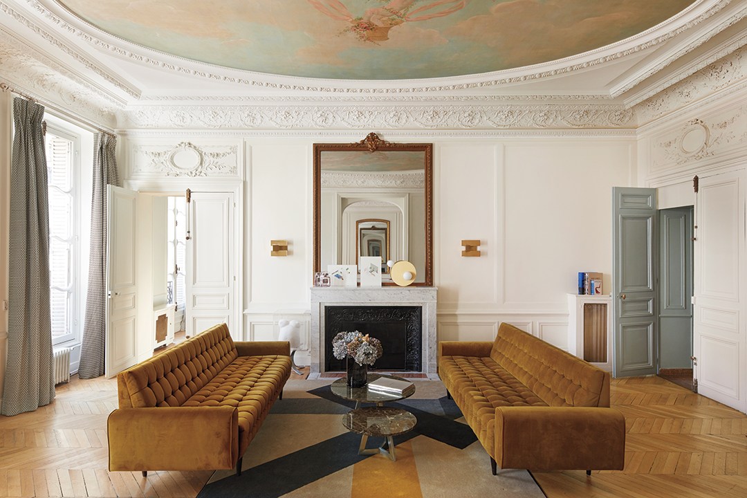 Old Meets New in a Paris Apartment - Cottages & Gardens