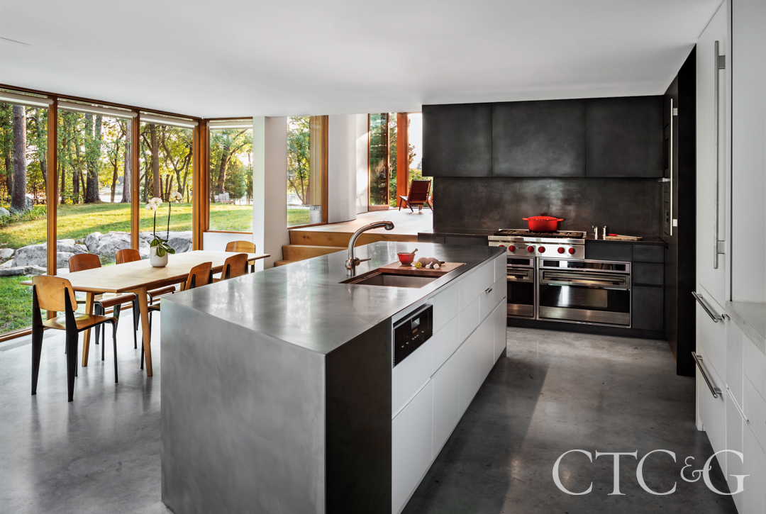 Tour a Midcentury Modern Kitchen in Stonington - Cottages & Gardens