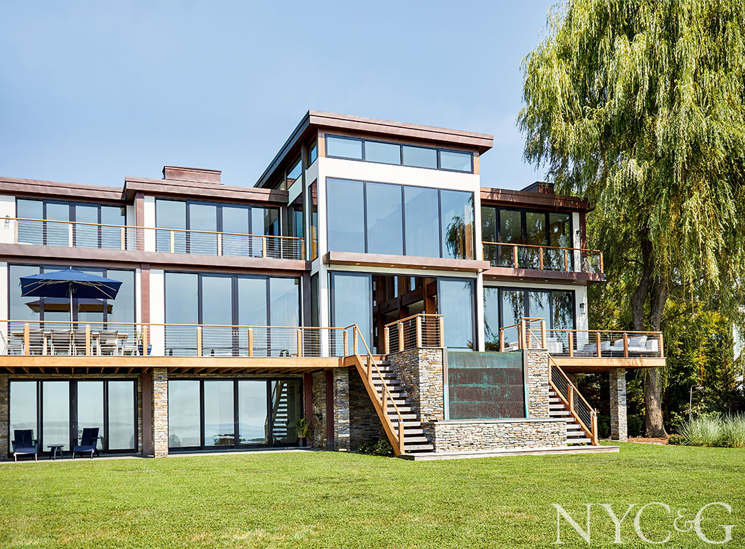 An Indoor Pool is the Centerpiece of This Sleek Mamaroneck Home ...
