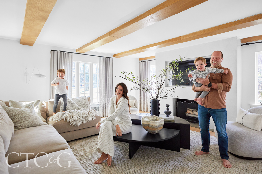 Designer Emily Del Bello Refreshed This Darien Home for Her Family ...