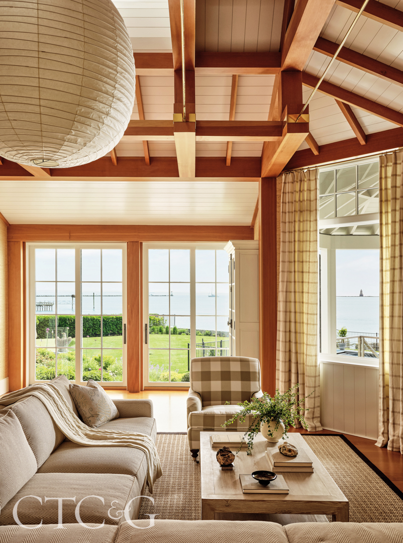 Details in This Brand-New Shingle & Stone Residence Lend a Sense of ...